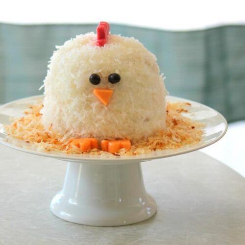 Easy Chicken Cake With NO Fondant! (Video)