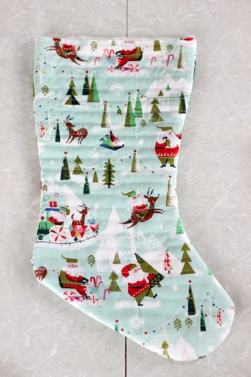 Cuffed Christmas Stocking Sewing Pattern - Gluesticks Blog