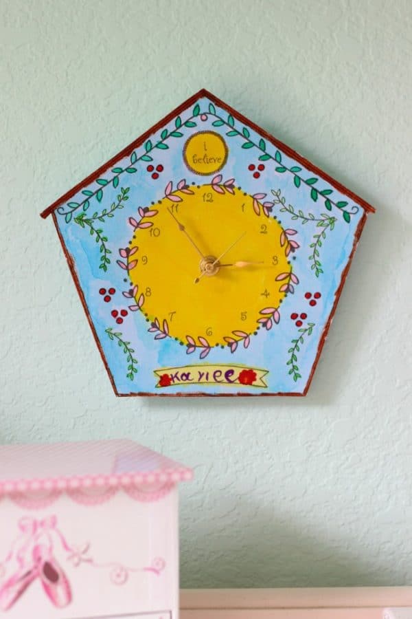 Printable Fairy House Clock {With Template} - Gluesticks Blog