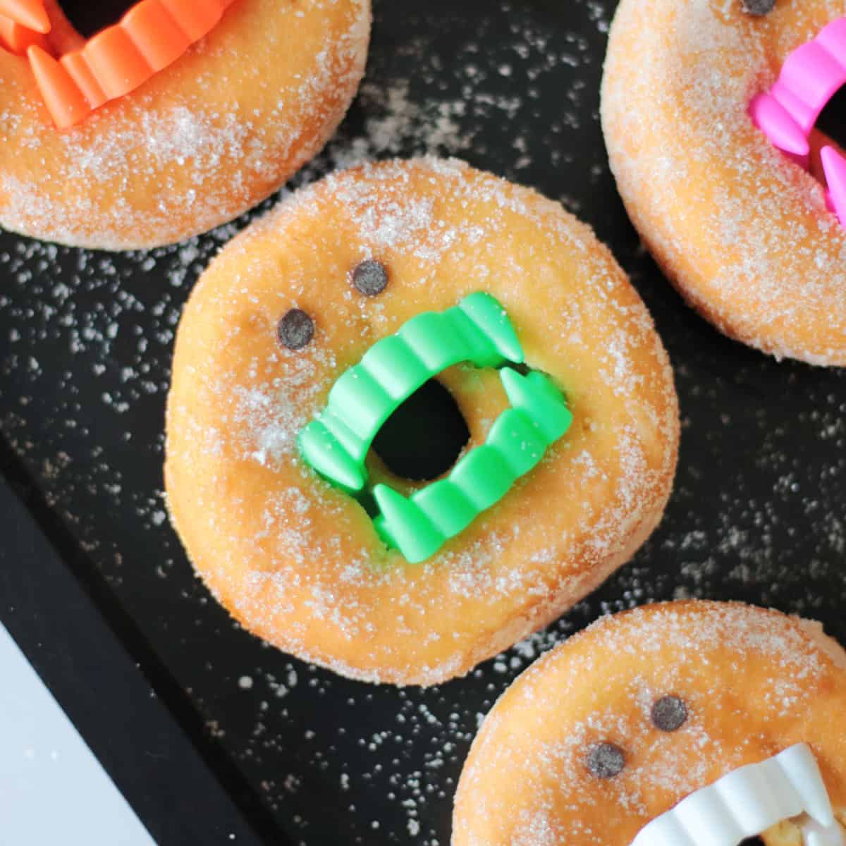 Easy Vampire Donuts for Halloween - Gluesticks Blog