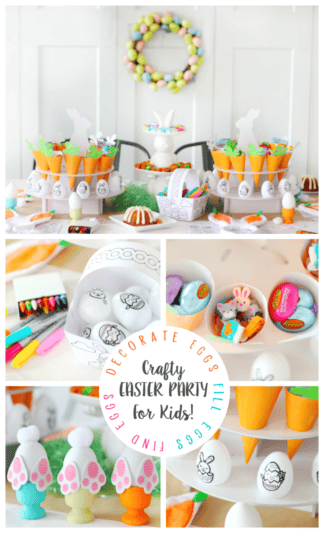 Crafty Easter Party for Kids: DIY Easter Baskets & Eggs! - Gluesticks Blog