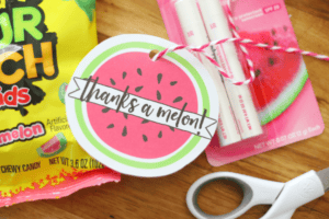Thanks a Melon Printable Tags & Gift Idea - Gluesticks Blog