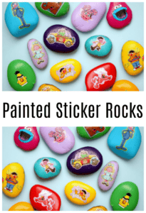 Painted Sticker Rocks for Kids (Video) - Gluesticks Blog