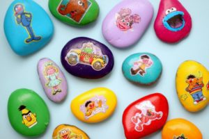 Painted Sticker Rocks for Kids (Video) - Gluesticks Blog