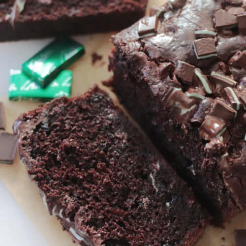 Andes Mints Loaf (Chocolate Mint Loaf) Video - Gluesticks Blog