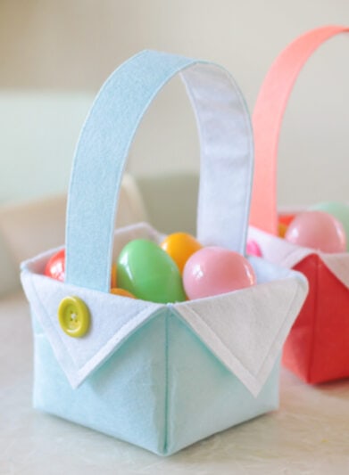 Homemade Easter Basket Sewing Tutorial (Video) - Gluesticks Blog