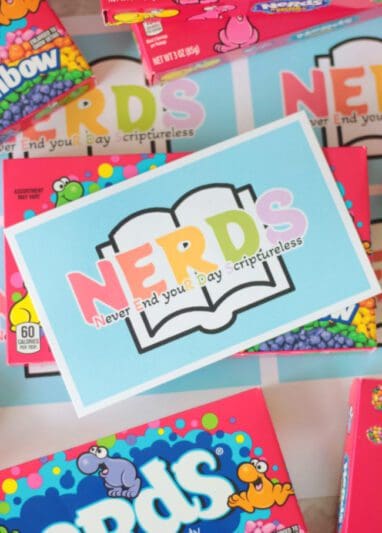 Printable Nerds Candy Tags (Scripture Themed) - Gluesticks Blog
