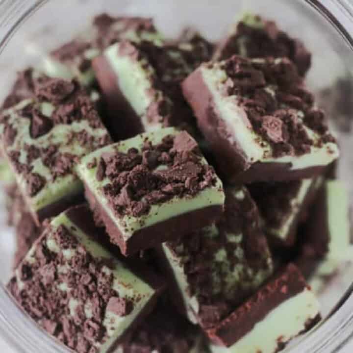 Easy Mint Fudge - Gluesticks Blog