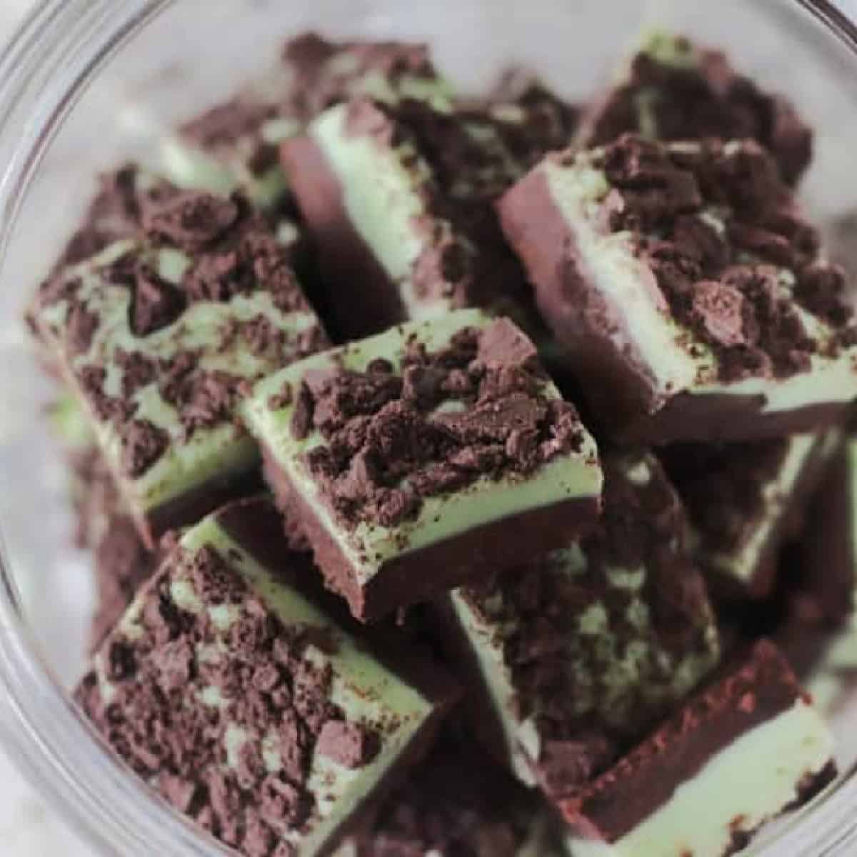 Easy Mint Fudge - Gluesticks Blog