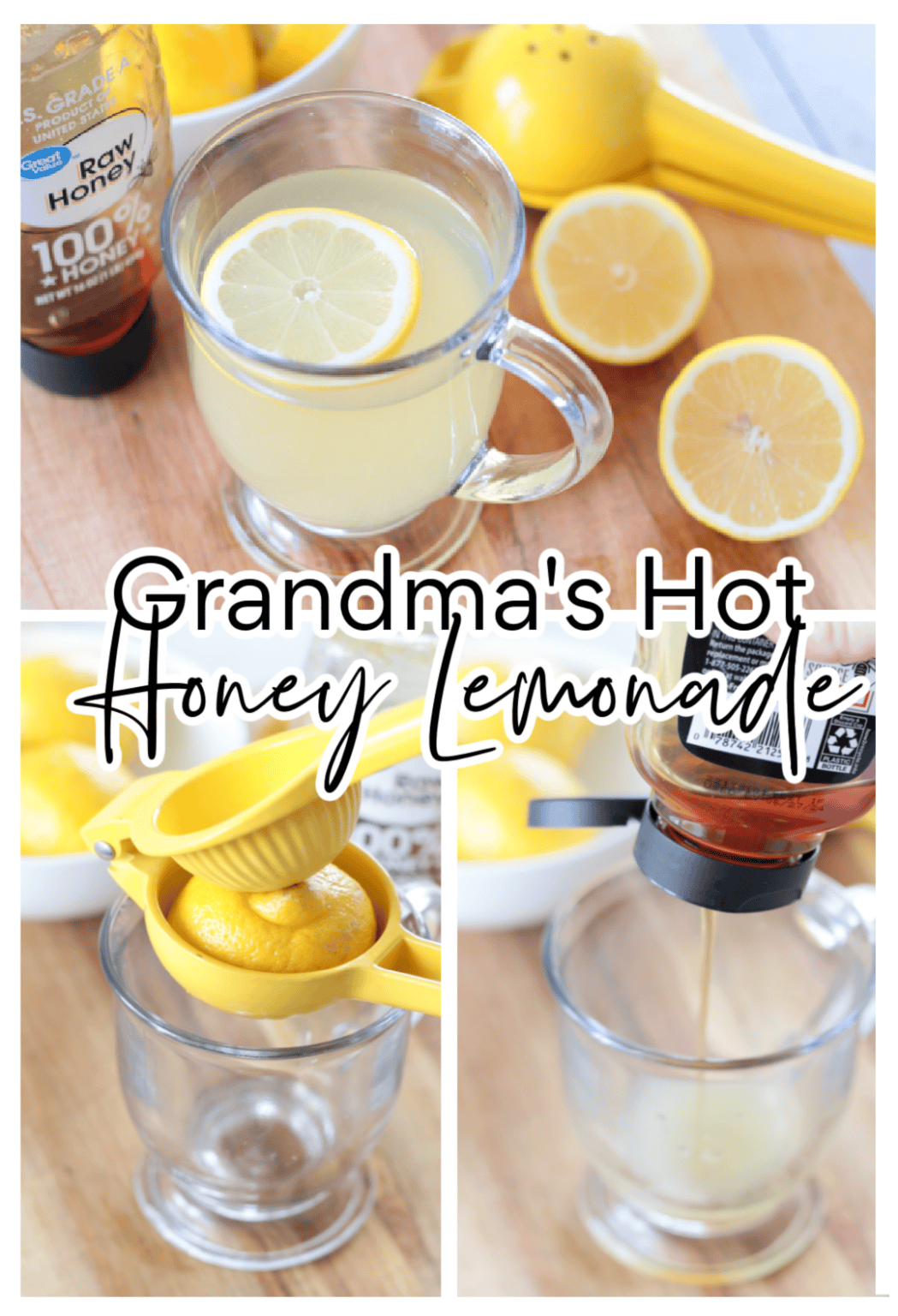 Grandma's Hot Honey Lemonade (+ Video) - Gluesticks Blog