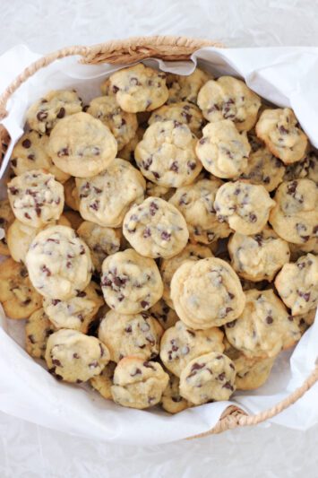 Mini Chocolate Chip Cookies (+ Video) Itty Bitty! - Gluesticks Blog