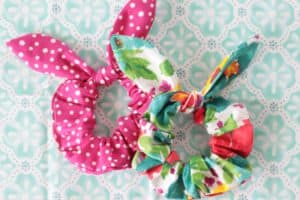 Easy Bunny Ear Scrunchie Tutorial (+ Video) - Gluesticks Blog