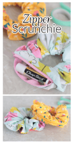 Stash Scrunchie With Zipper (+ Video!) - Gluesticks Blog