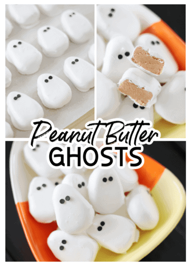 Peanut Butter Ghosts (Copycat Reese's) + Video - Gluesticks Blog