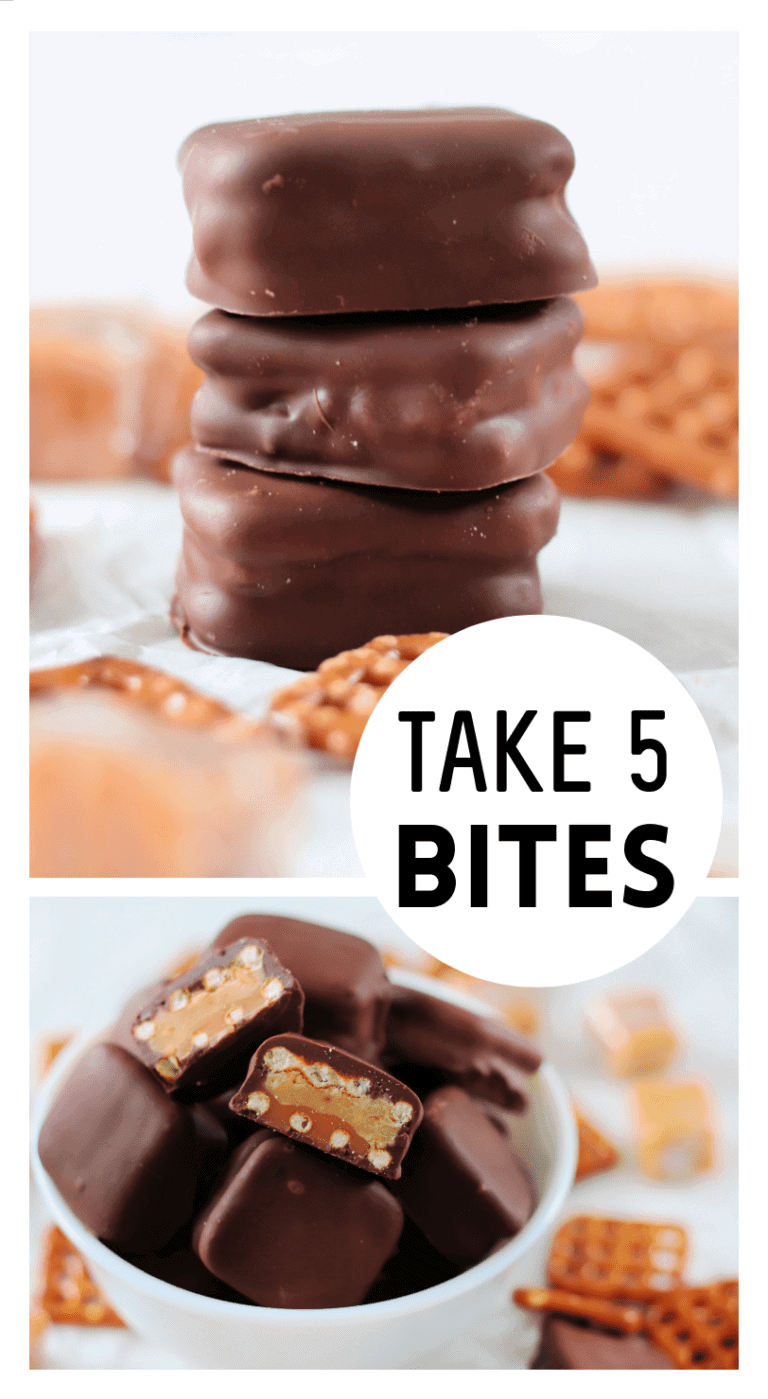 Homemade Take 5 Bites (+ Video) - Gluesticks Blog