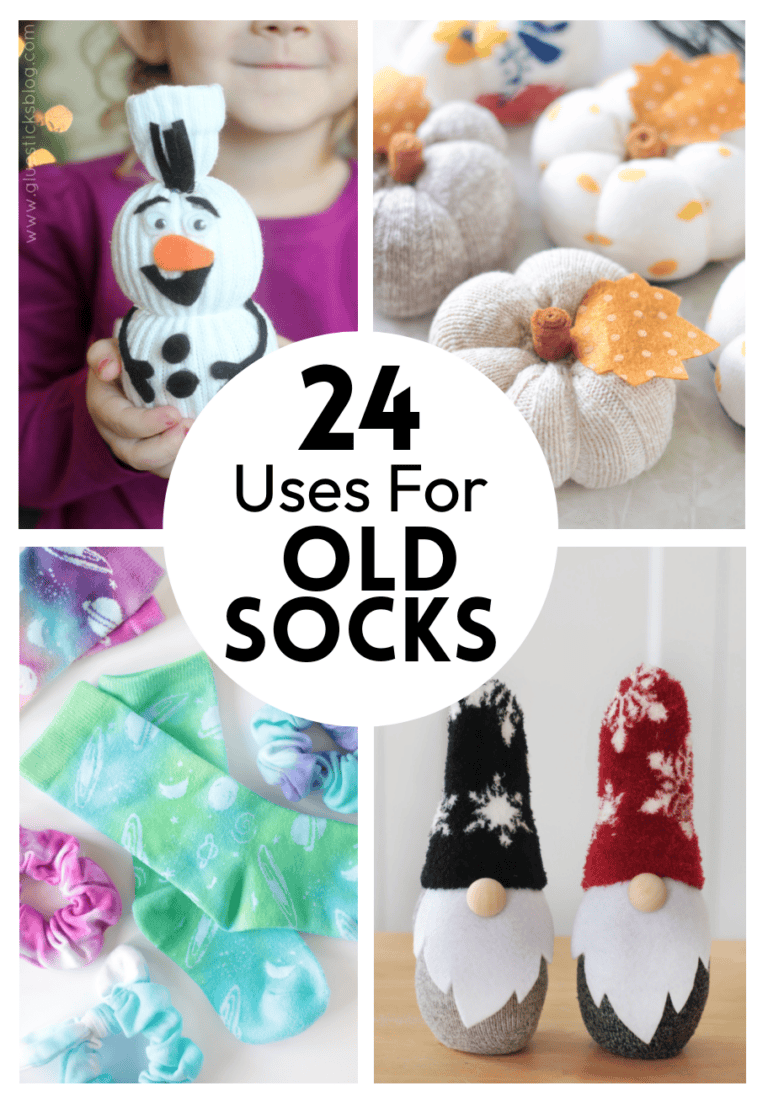 24 Ideas To Repurpose Old Socks - Gluesticks Blog