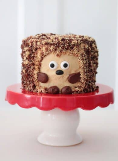 Easy Hedgehog Cake Tutorial (+ Video) - Gluesticks Blog