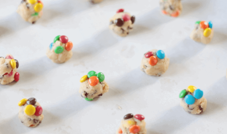 Mini M&M Cookies (They are Itty Bitty!) - Gluesticks Blog