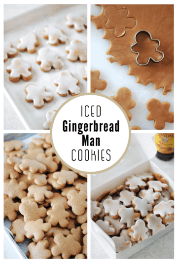The Best Iced Gingerbread Man Cookies - Gluesticks Blog