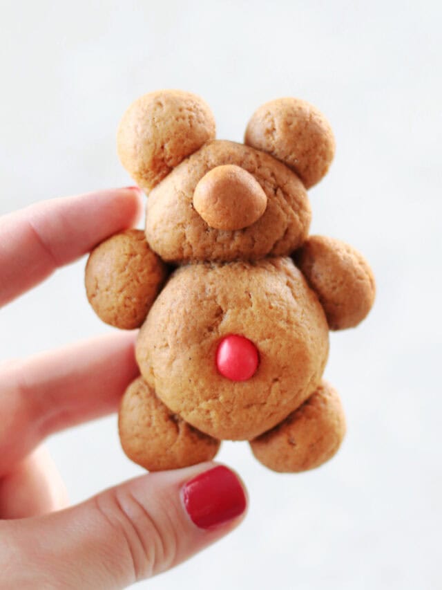 Teddy Bear Gingerbread Cookies - Gluesticks Blog