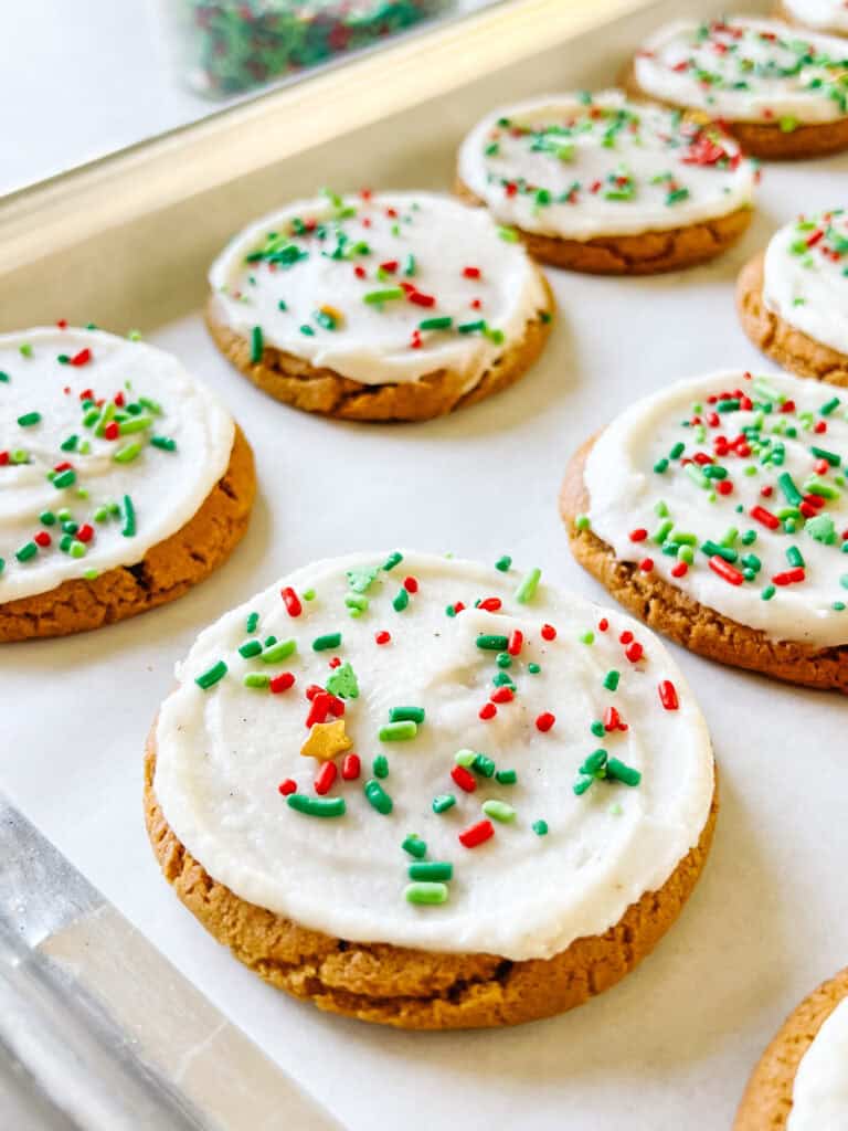 Frosted Ginger Cookies - Gluesticks Blog