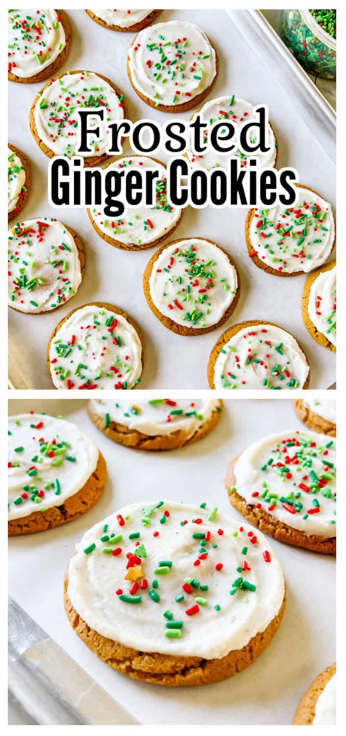 Frosted Ginger Cookies - Gluesticks Blog