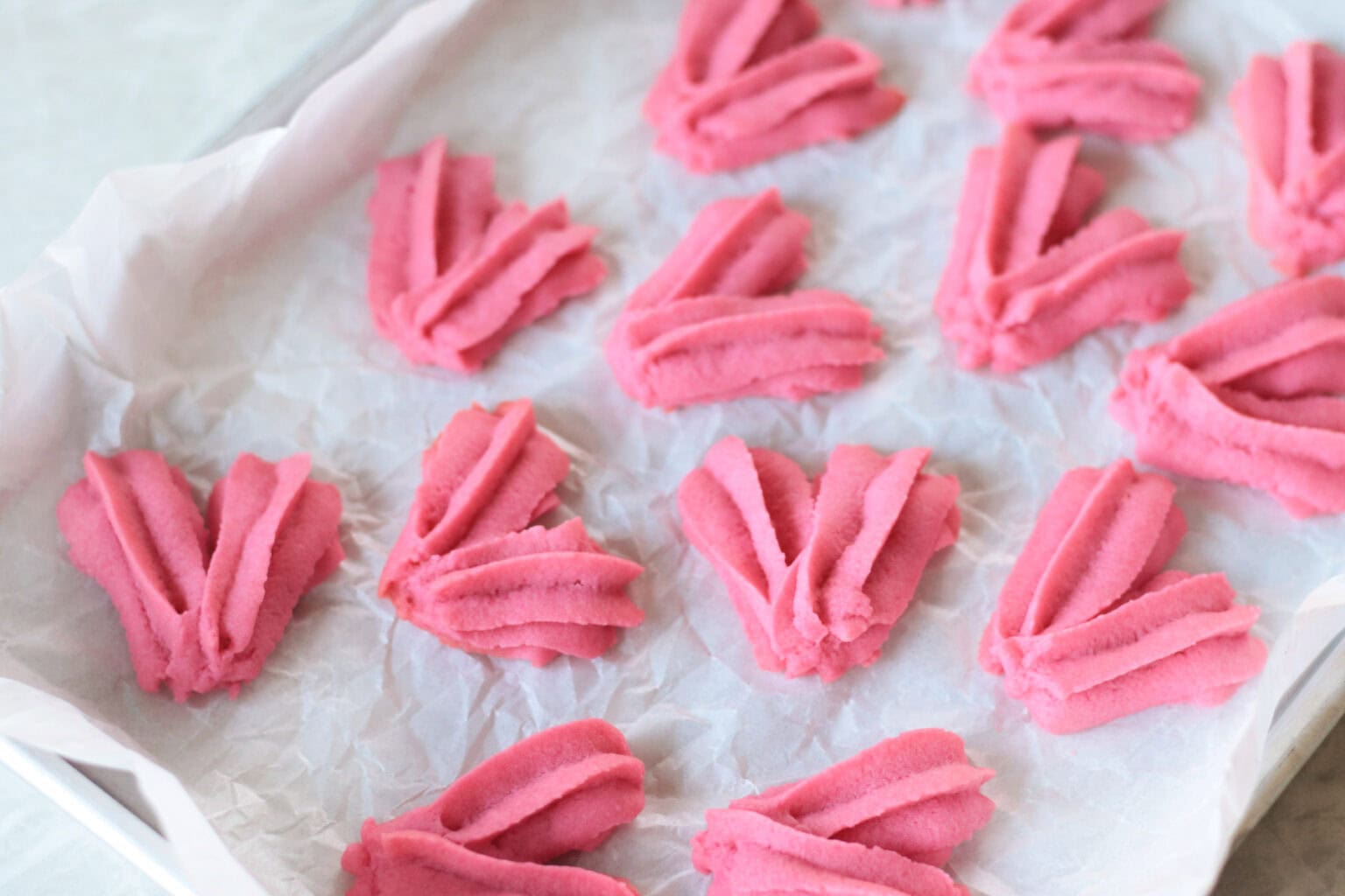 Heart Shaped Butter Cookies (Piped) - Gluesticks Blog